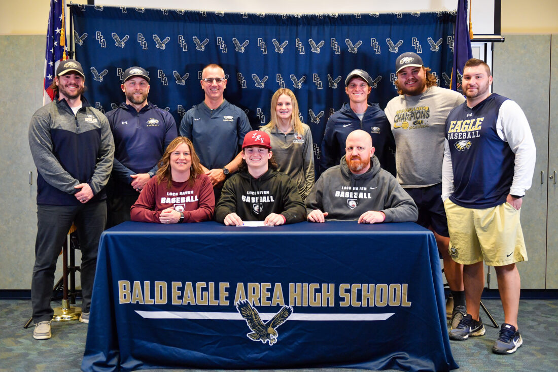 Eight Bald Eagle Area football, baseball players sign college ...